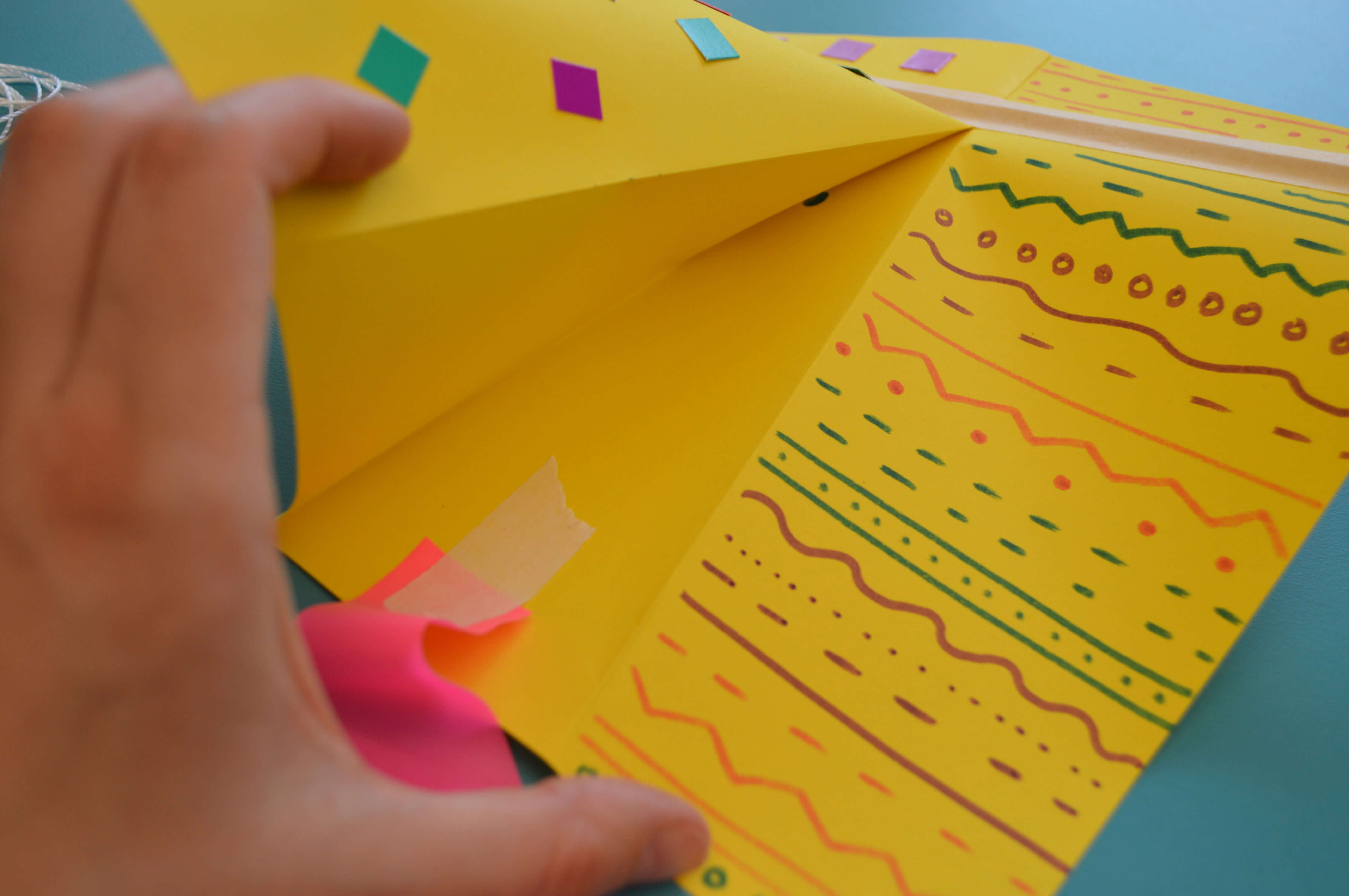 Make Art Together: Paper Kite Project